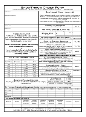 ShowThrow Heirloom Ribbon Quilts by Lani B. Ohly